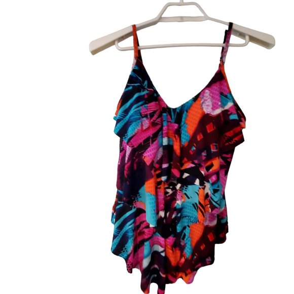 Magicsuit | Swim | Magicsuit Tankini Swimsuit Top 2 Cypress Rita Tiered ...